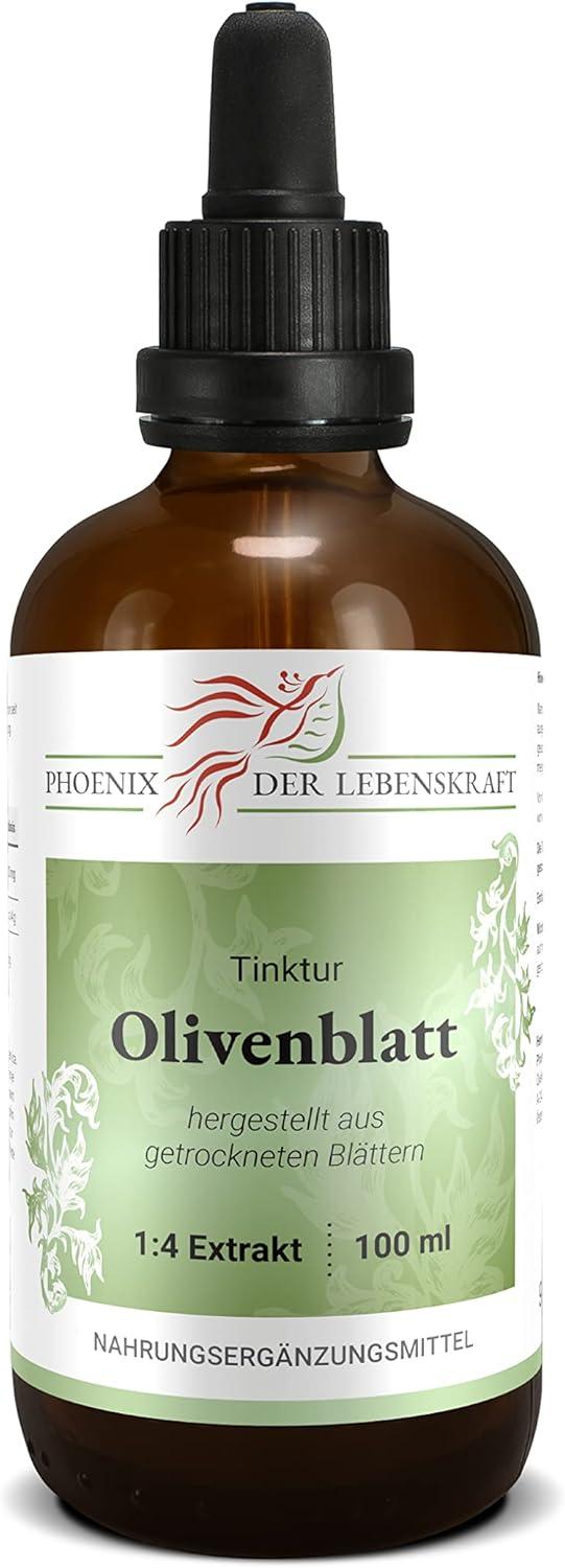 Buy Premium Olive Leaf Tincture 100ml - Vegan Nutritional Supplement ...