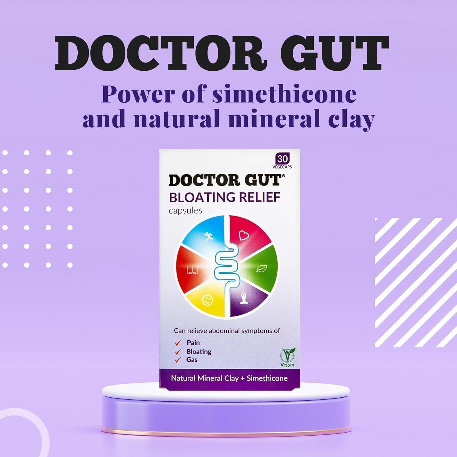 Doctor Gut Bloating Relief - Fast & Effective Natural Clay Formula (30 ...