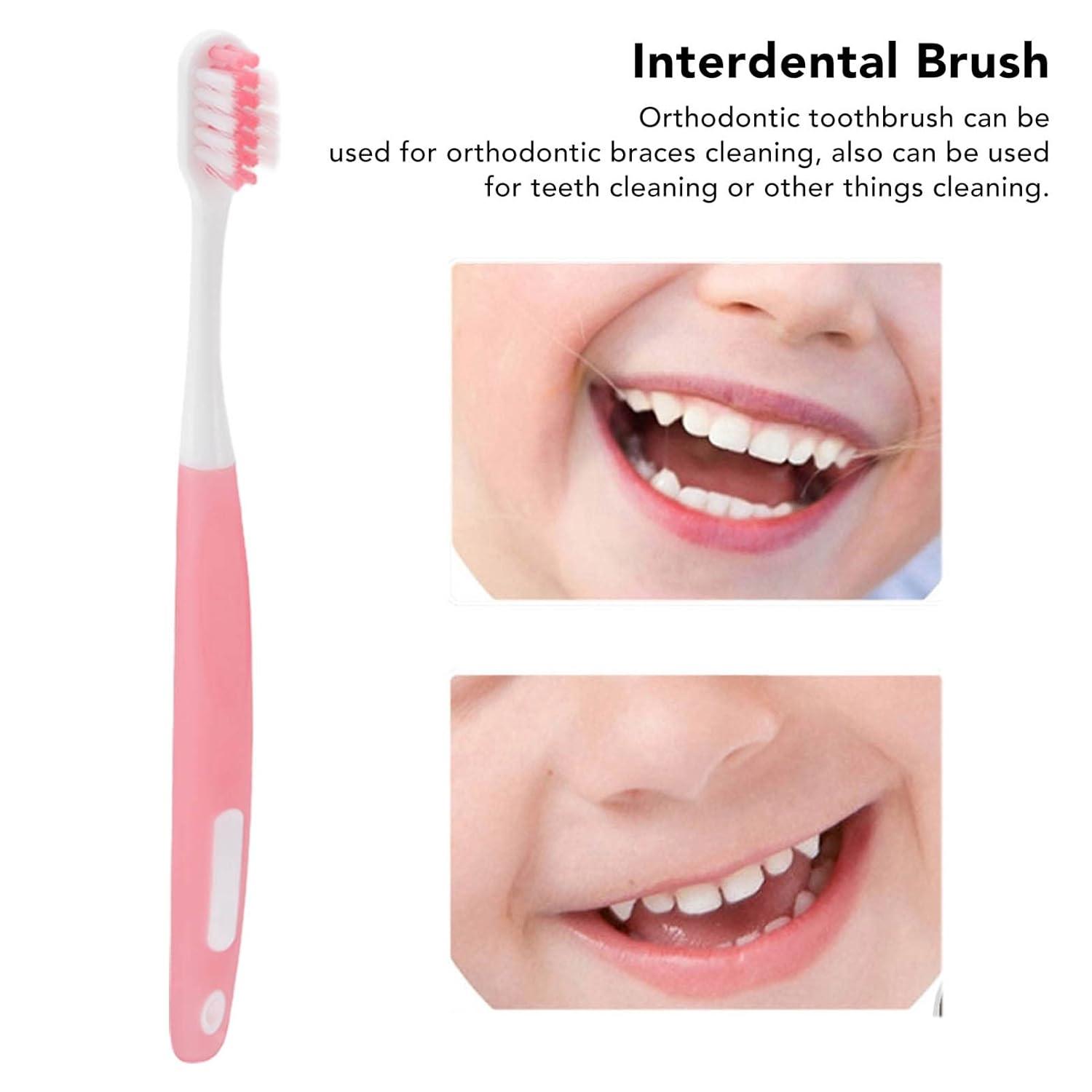 10-Pack U-Shaped Orthodontic Toothbrushes Soft Bristles for Braces ...