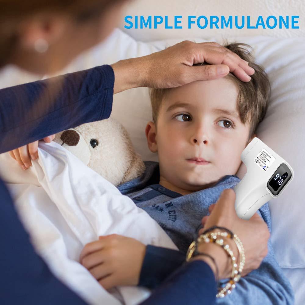 Touchless Infrared Forehead Thermometer for Adults & Kids | Instant 1s ...