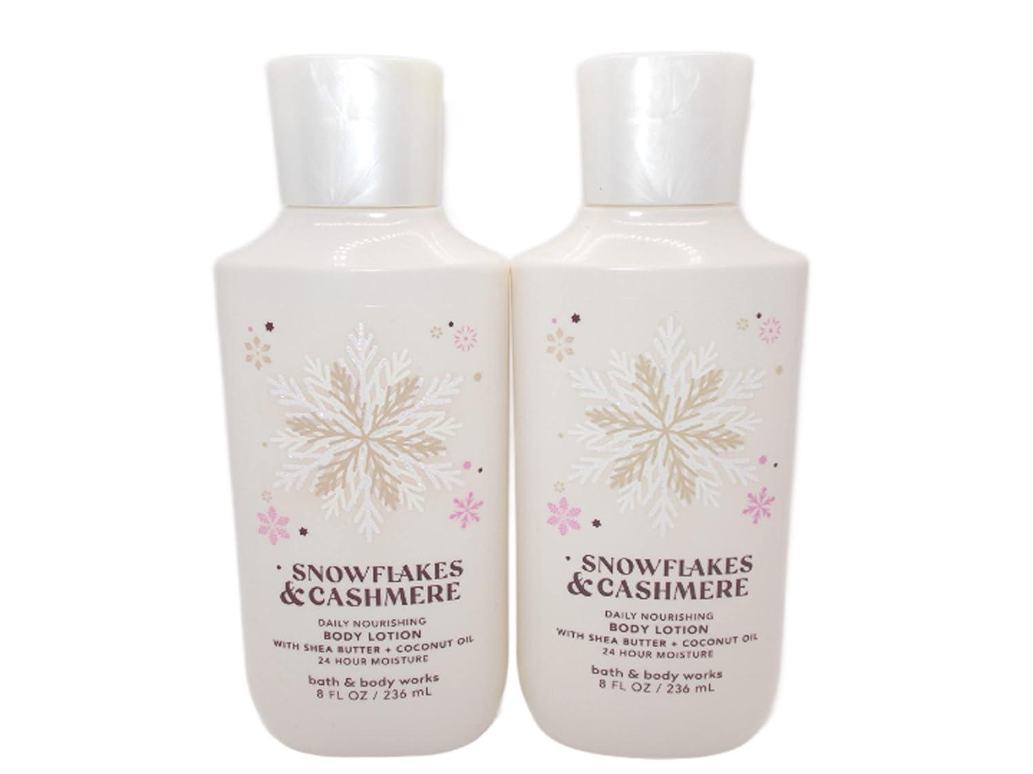 Bath & Body Works Snowflakes & Cashmere Super Smooth Body Lotion Gift ...