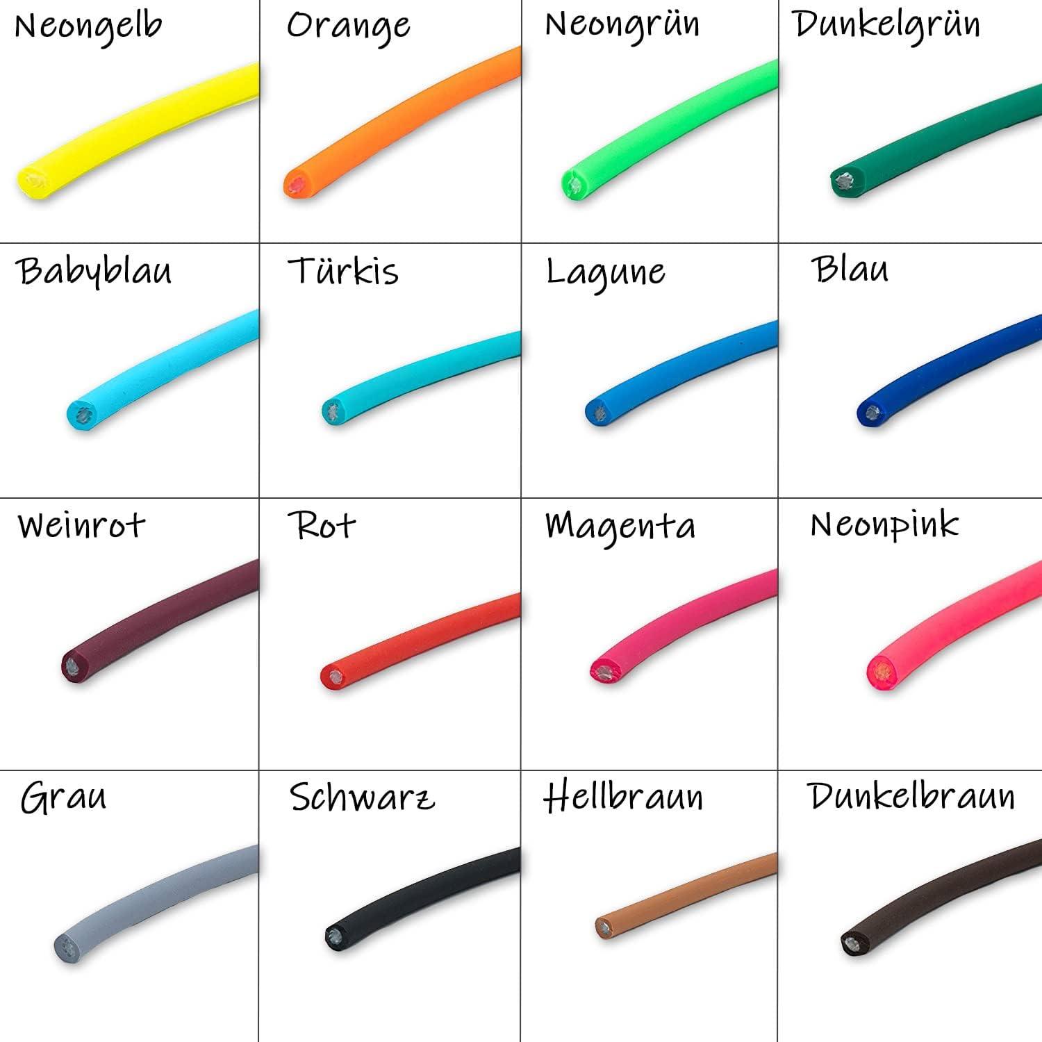 Organic Round Drag Line Leash for Dogs | 6mm 1-30m Length 20+ Colors Up ...