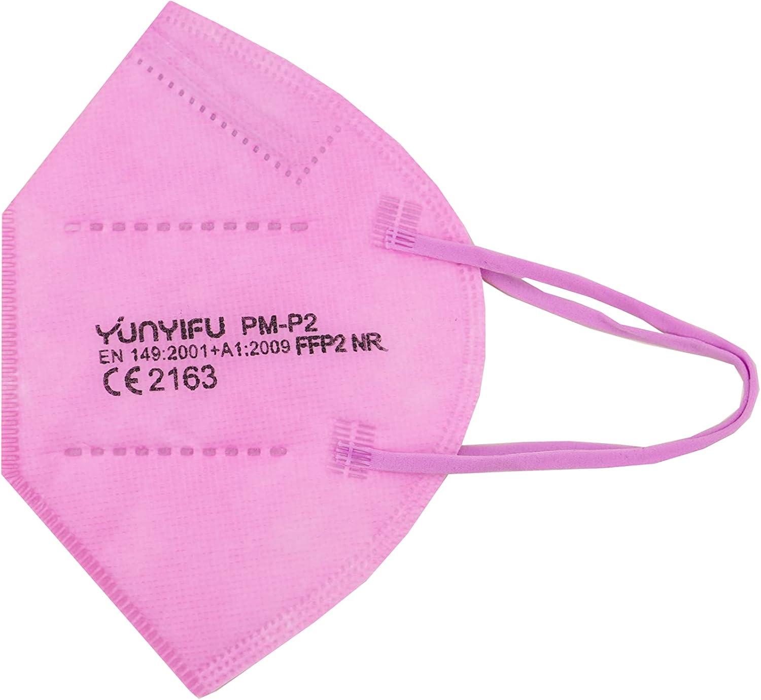 ProMedicalCare FFP2 Colored Face Masks Individually Packed Pink 10-Pack ...