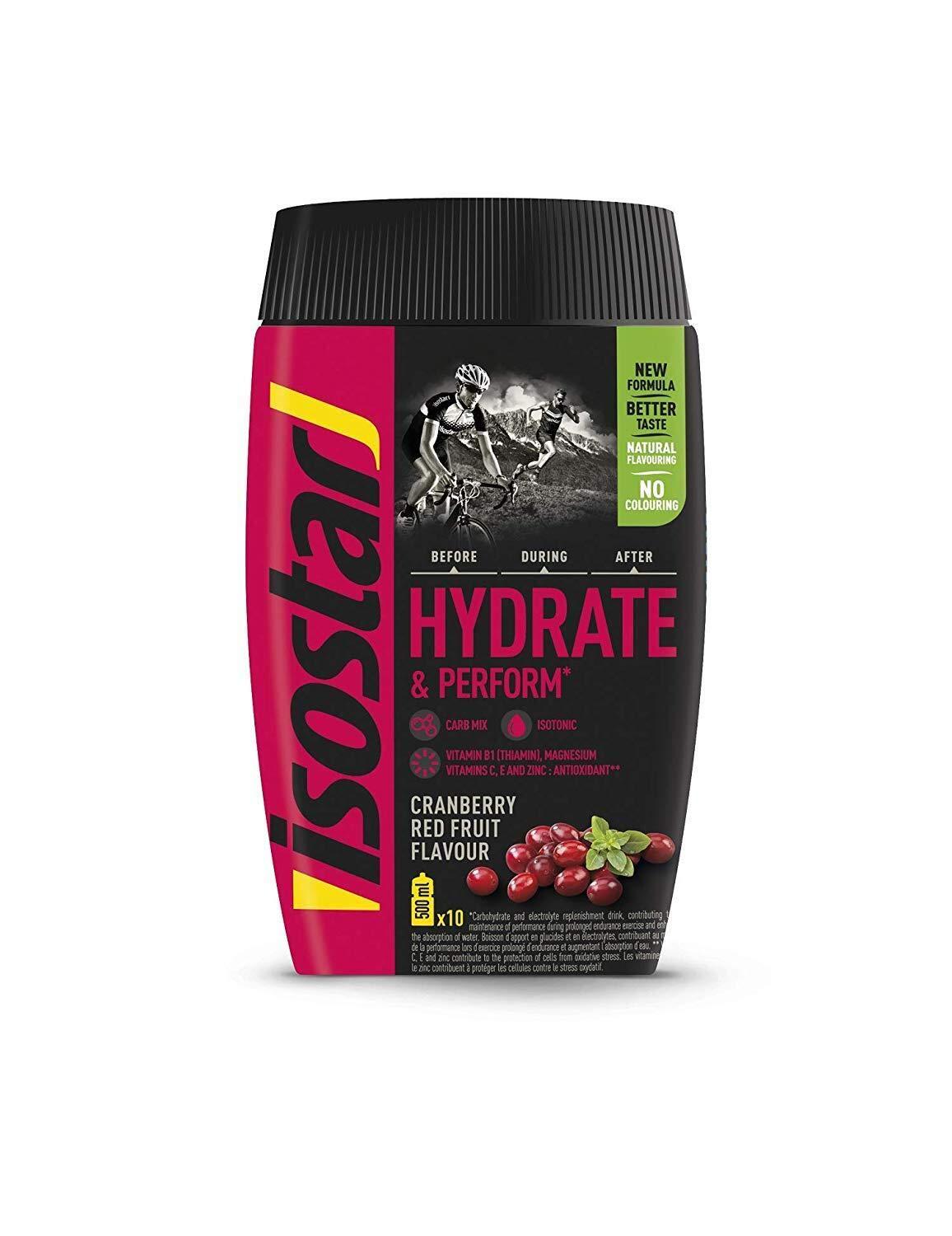 ISOSTAR Hydrate & Perform ISO Drink - 400g Isotonic Beverage Powder ...
