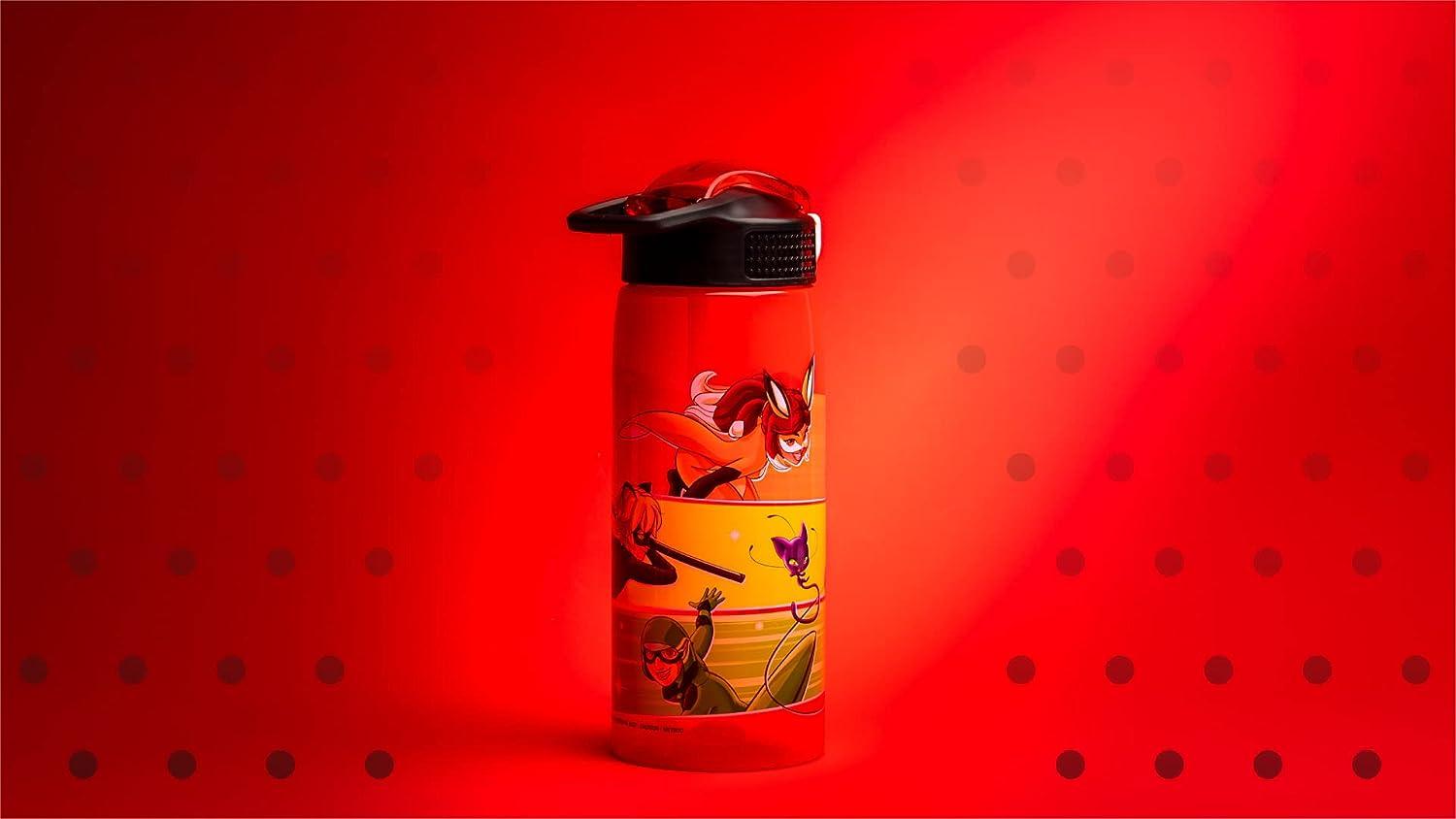 Zak Designs Miraculous Ladybug 25oz Water Bottle - Durable Plastic ...
