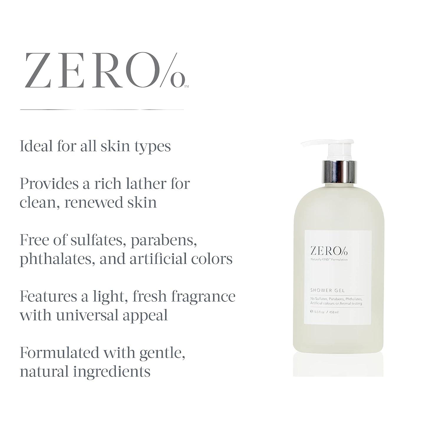 Gilchrist & Soames Zero% Unisex Shower Gel and Body Wash - 15.5oz ...