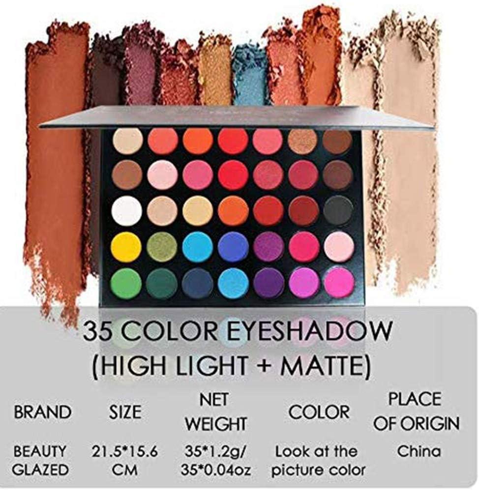 35 Color Studio Eye Shadow Palette - Matt, Luminous, and Shimmering ...