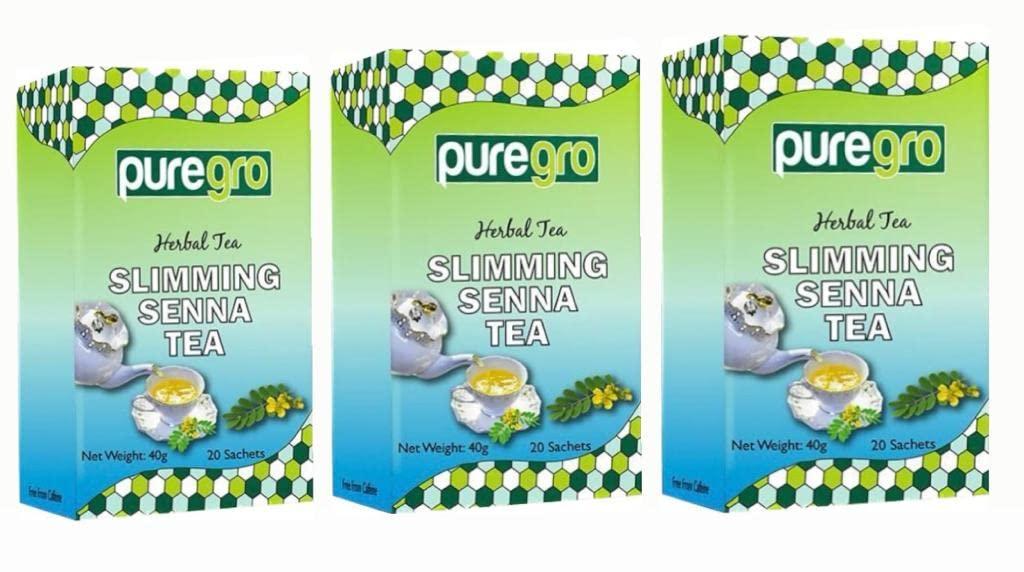 Puregro Herbal Slimming Senna Tea (20 Tea Bag) 40g(Pack of 3) | Buy Now ...