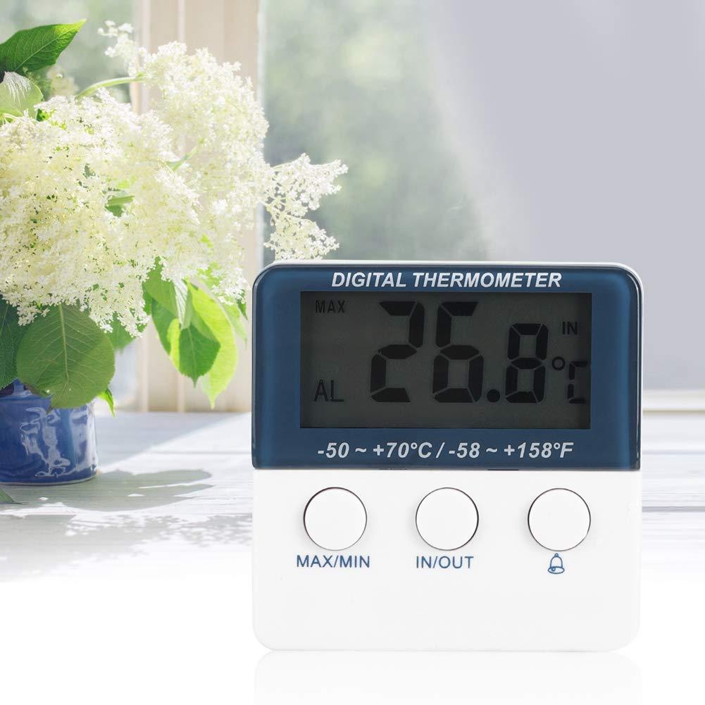 Electronic Mini Temperature Display - Digital Thermometer Alarm for ...