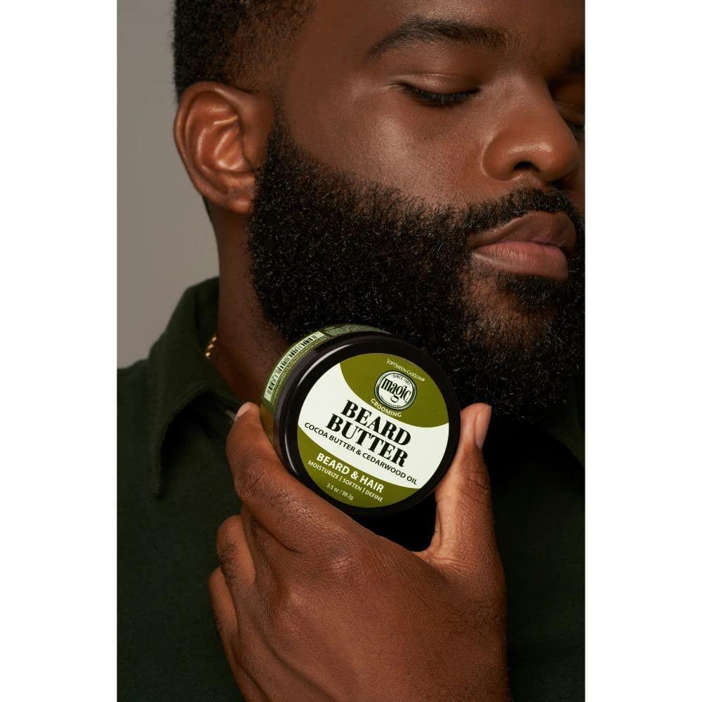 Softsheen-Carson Magic Men's Beard Butter with Cedarwood Oil & Cocoa ...