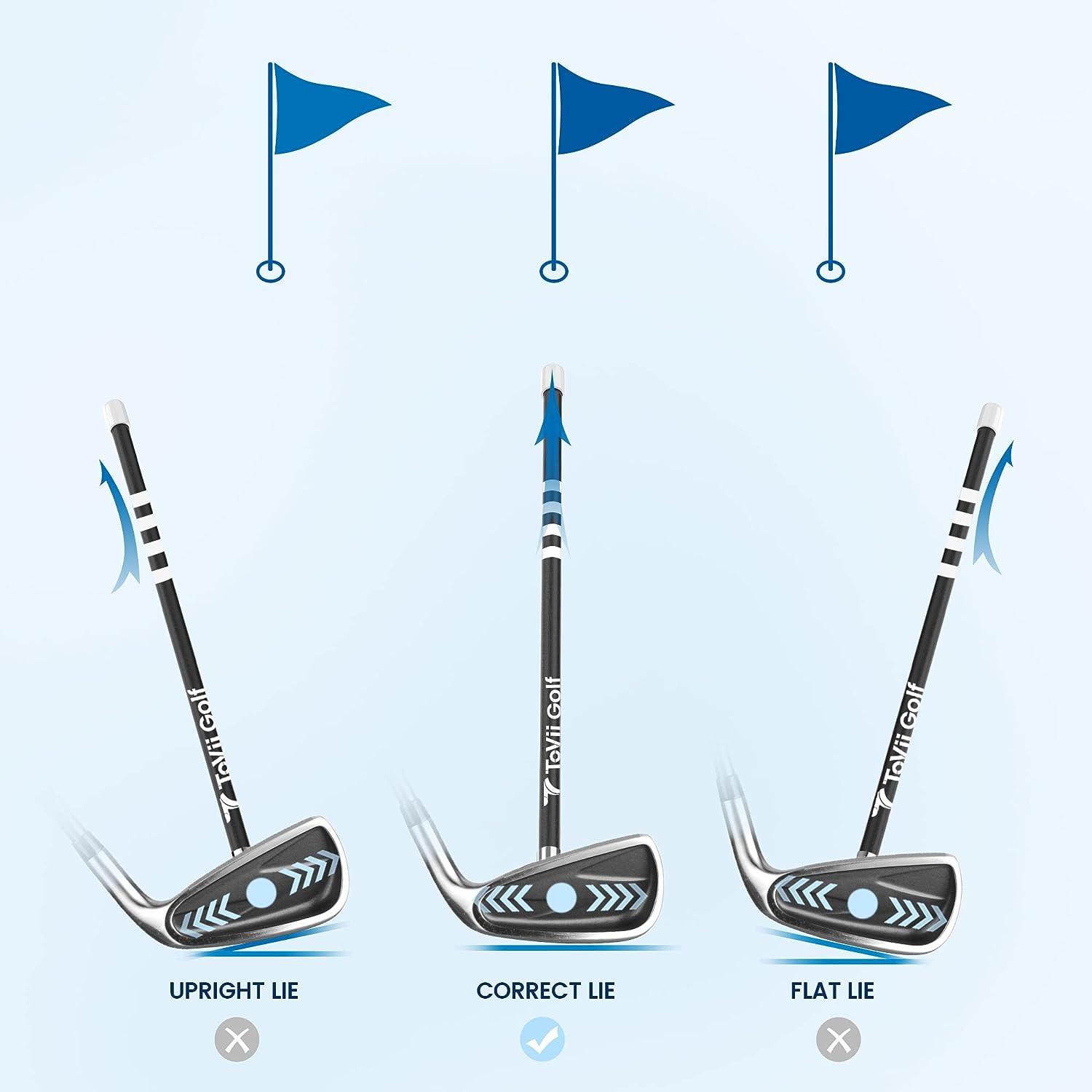 ToVii Golf Alignment Rods - Magnetic Golf Club Alignment Stick for ...