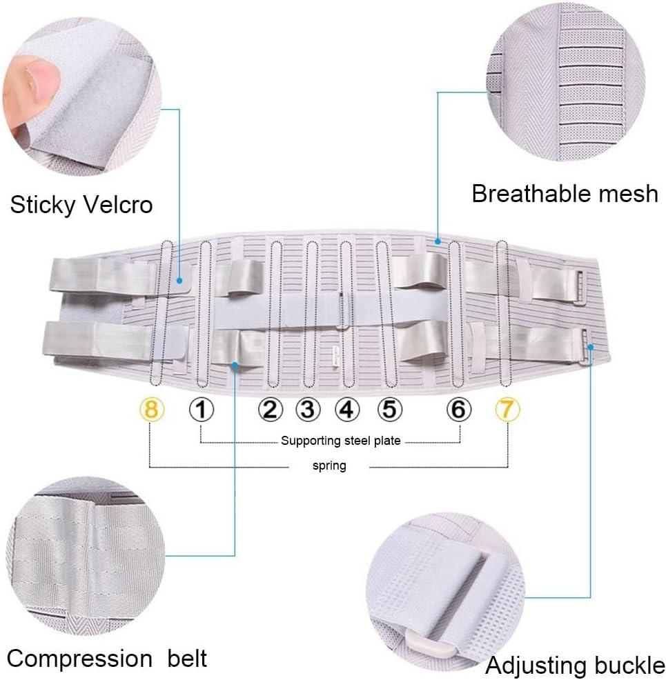 Tiiffy XXL Lumbar Spine Belt - Adjustable Lower Back Support with ...
