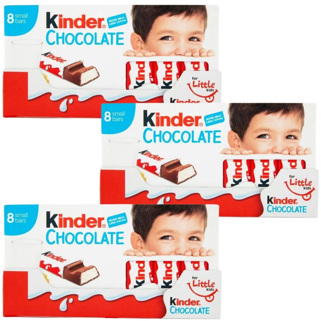 Chocolate Bundle With Kinder Chocolate 8pk 101g (3 Pack) | Buy Now with ...