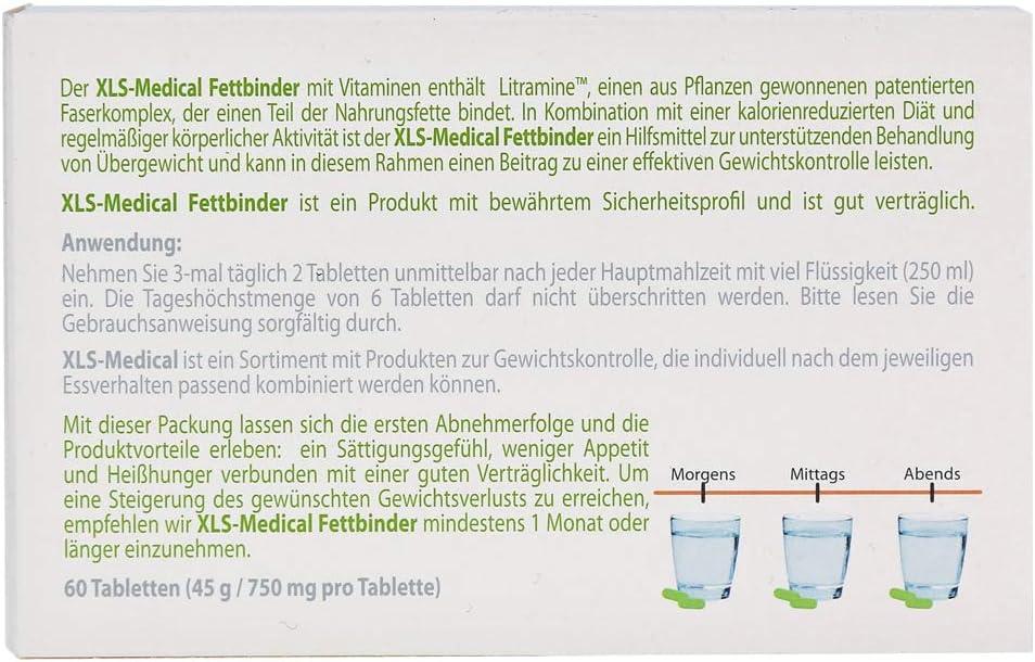 Buy XLS-Medical Fat Binder - 60 Tablets | Effective Weight Loss ...