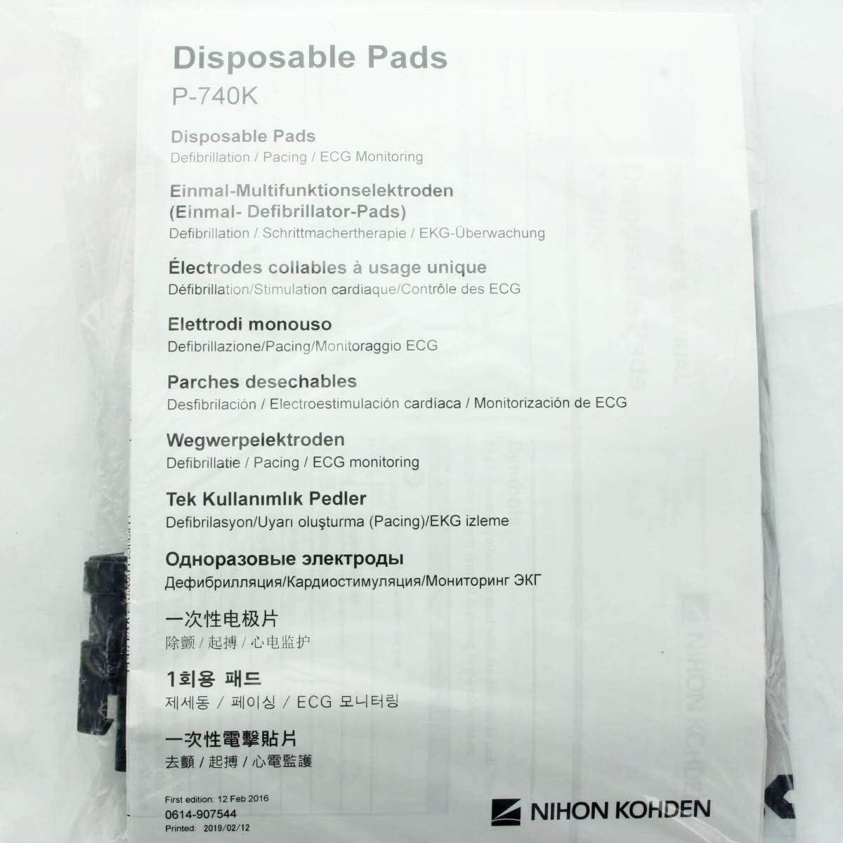 AccuCell Original Defi Electrode Pads for Nihon Kohden Cardiolife AED ...
