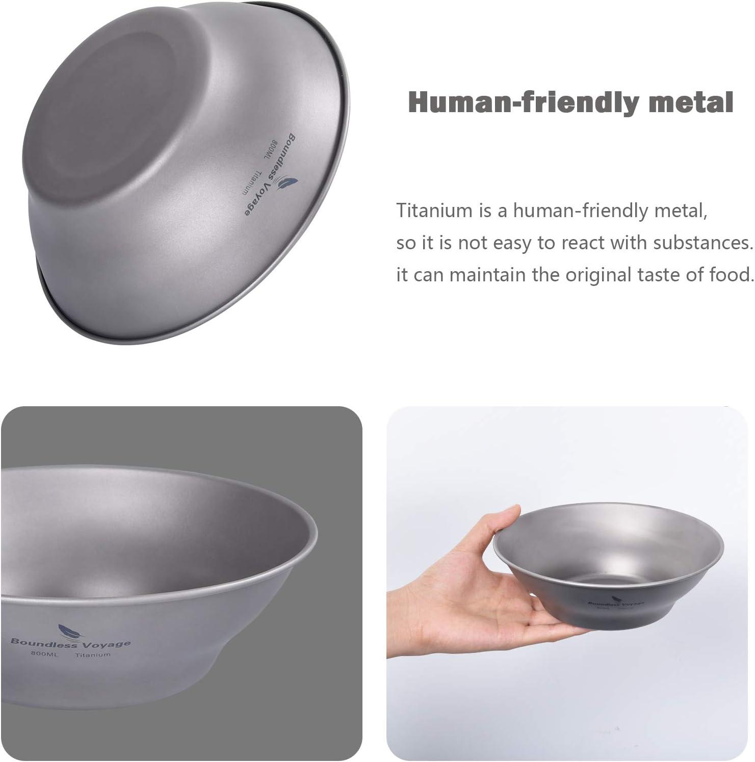 Boundless Voyage Titanium Dish Plate with Mesh Bag - Outdoor Dishware ...