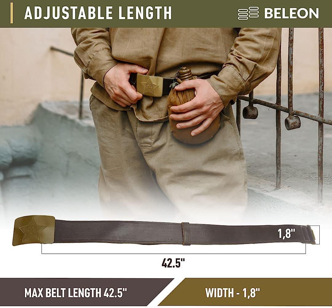 Soviet WW2 Vintage Belt for Uniform - Russian Military Surplus with ...