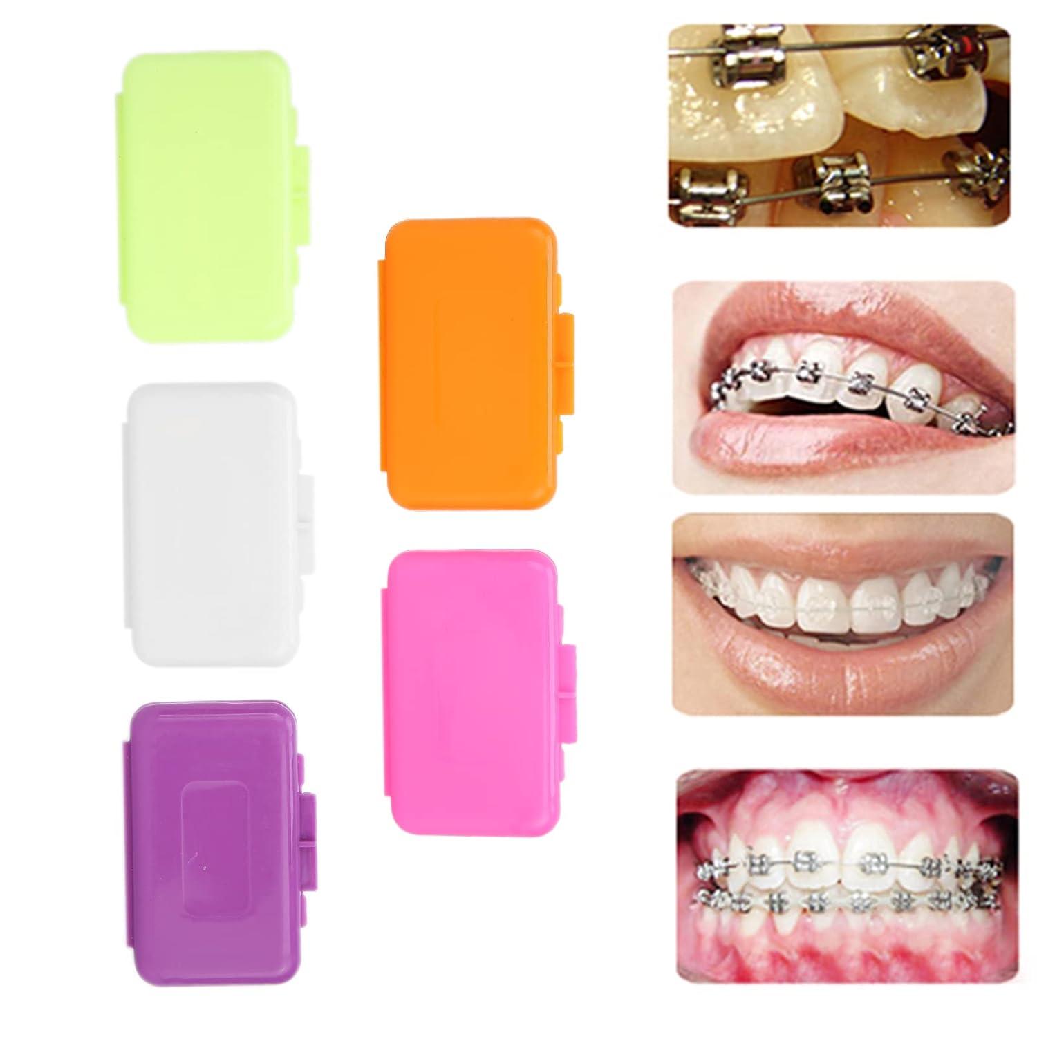 Orthodontic Wax for Braces - 5 Clinging Carriers & Strips for ...