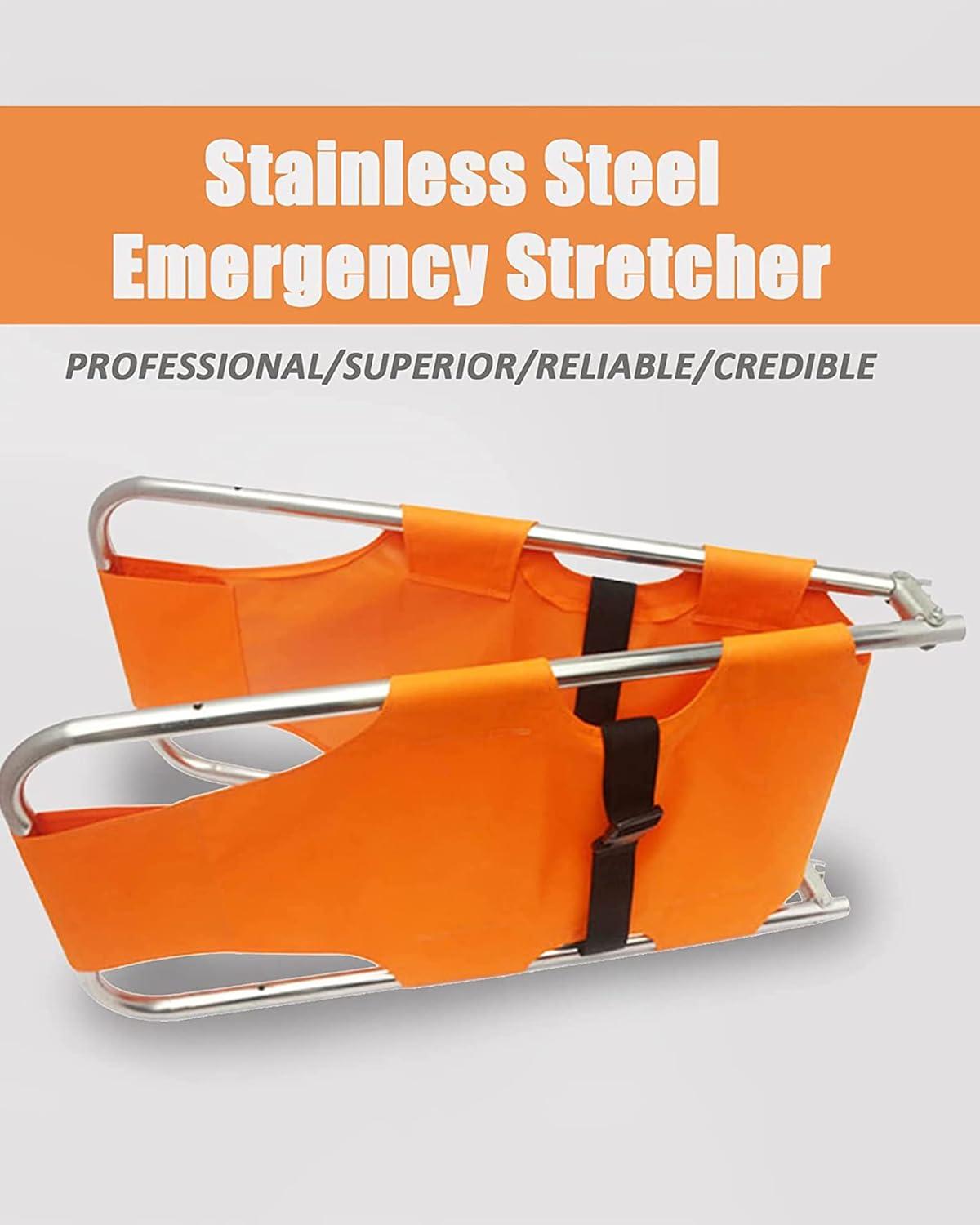 Multifunction Foldable Stretcher Stainless Steel Simple Cloth Stretcher ...
