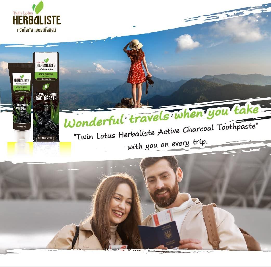 Twin Lotus Activated Charcoal Toothpaste - Teeth Whitening and Fresh ...