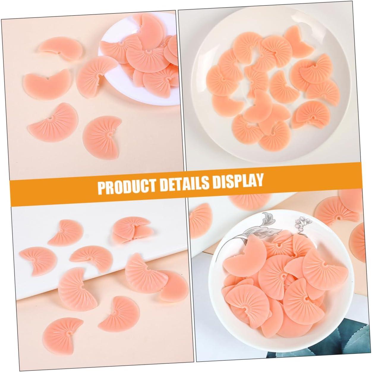 ibasenice 72 Pcs Imitation Chocolate Chips Simulated Chocolate Decor ...