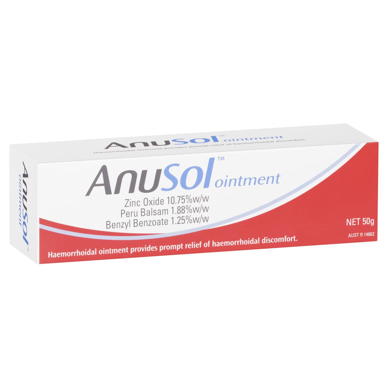 Anusol Haemorrhoidal Ointment 50g - Fast Relief for Hemorrhoids | Buy ...