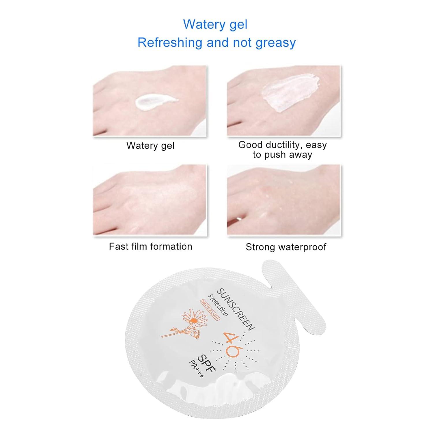 20 Bags 3ml SPF46+ Sunscreen Multi-Pack for Men, Women, and Kids - Non ...