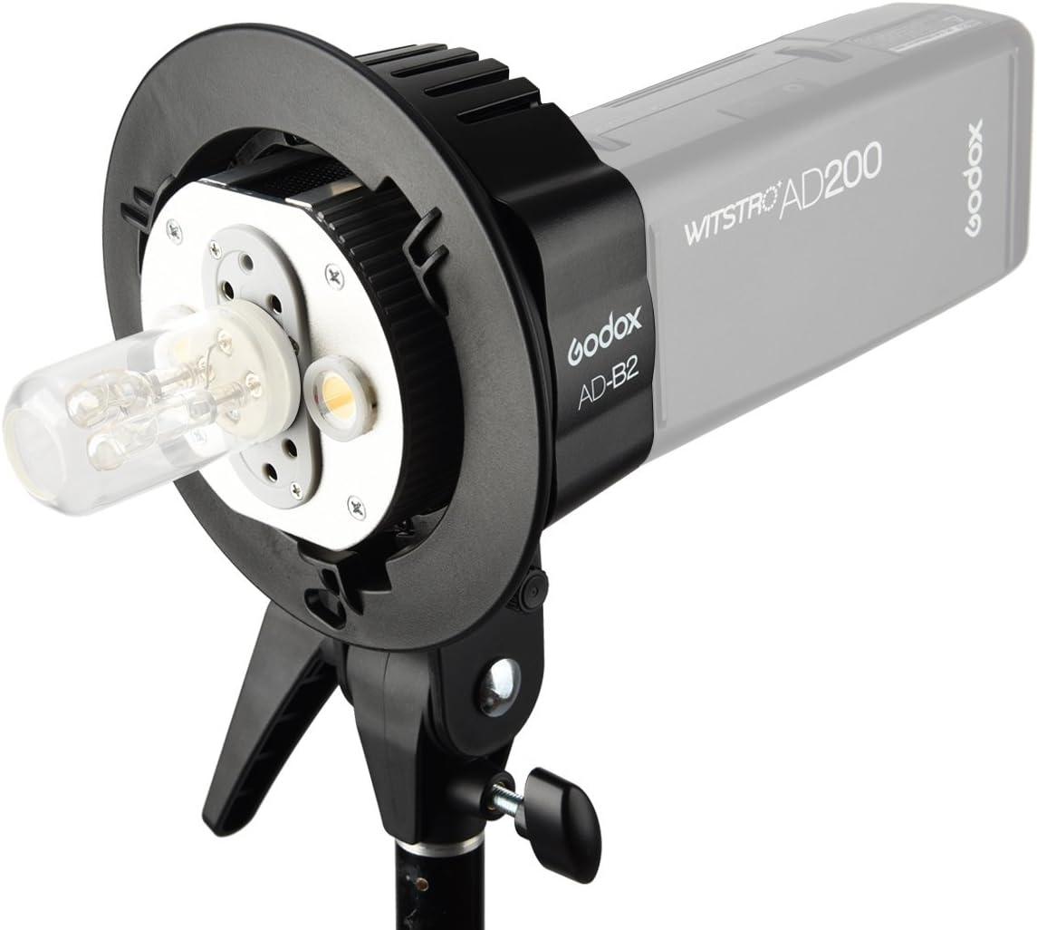 Godox AD-B2 Dual Power Twin Head Bowens Mount for 2 Godox AD200/AD200 ...