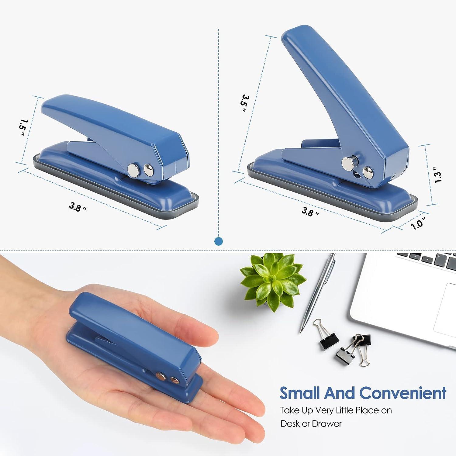 MROCO Single Hole Punch 1 Hole Punch 1/4 Hole Puncher Paper Punch Hole ...