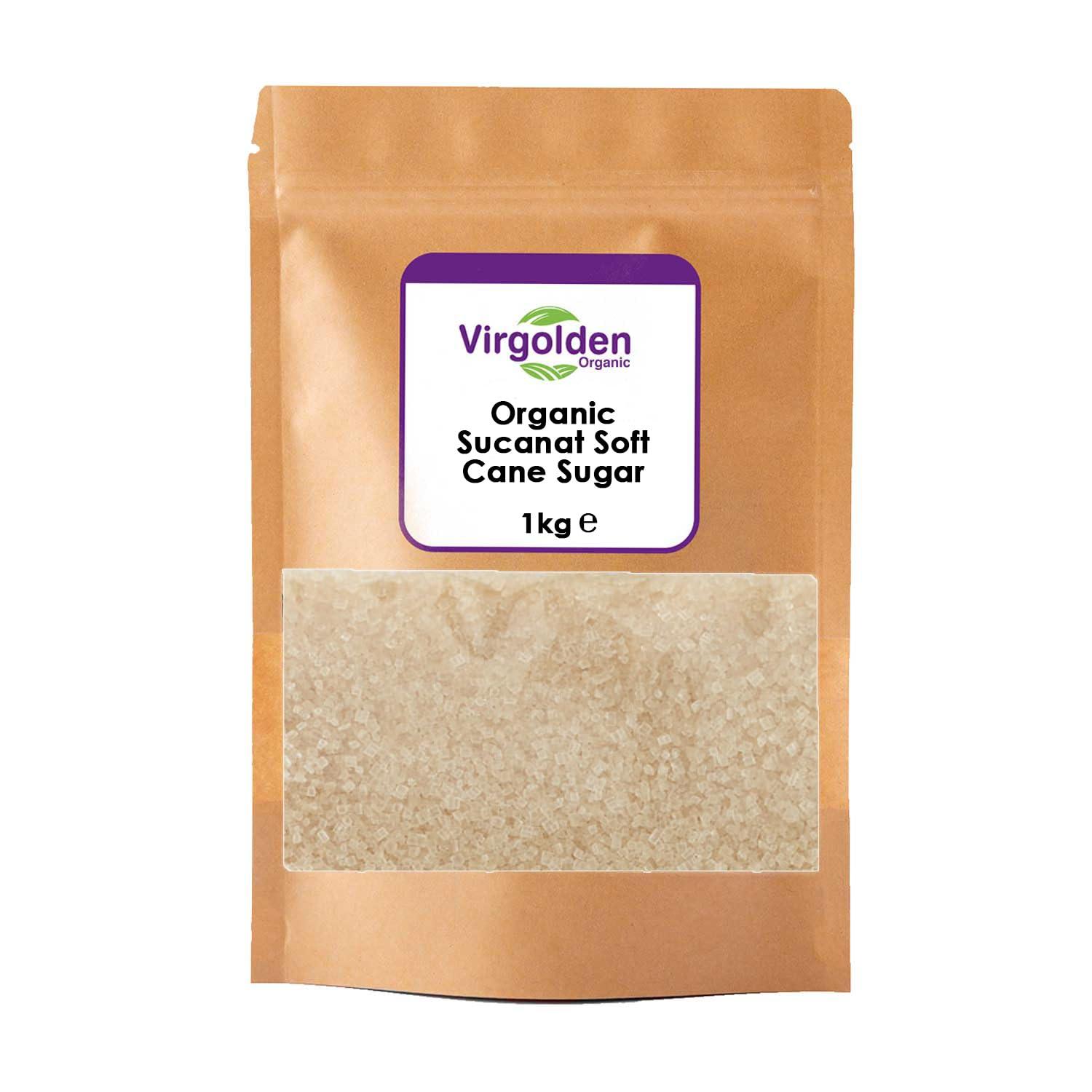 Organic Sucanat Soft Cane Sugar 1kg by Virgolden Organic | Buy Now with ...