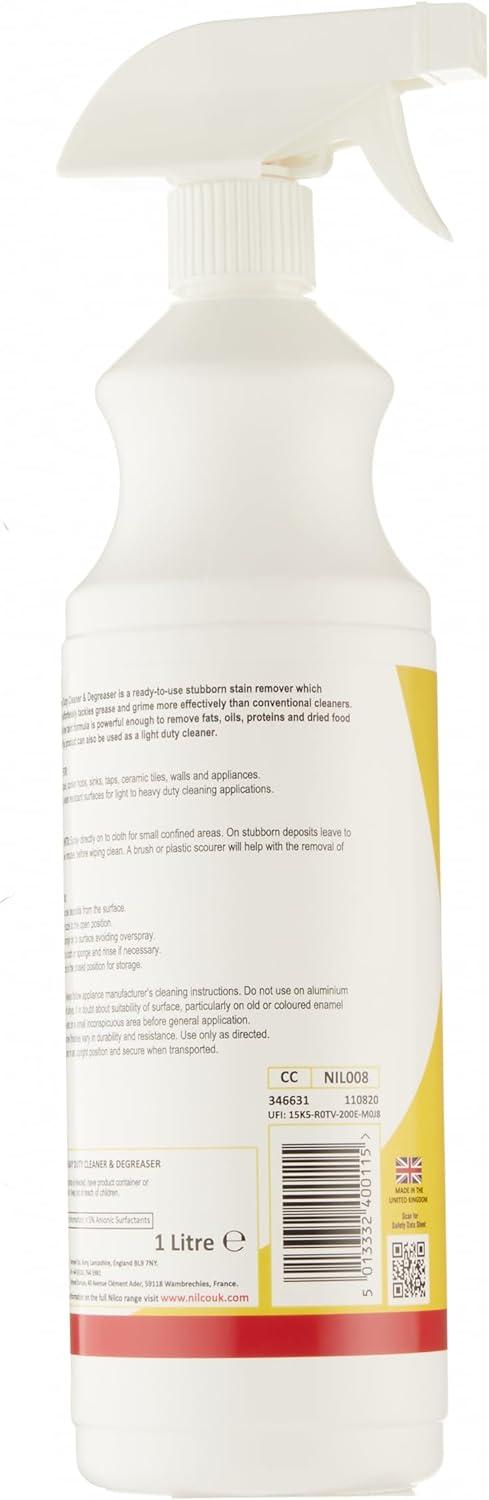 Nilco Heavy Duty Cleaner & Degreaser 1l Litre Powerful And Versatile ...