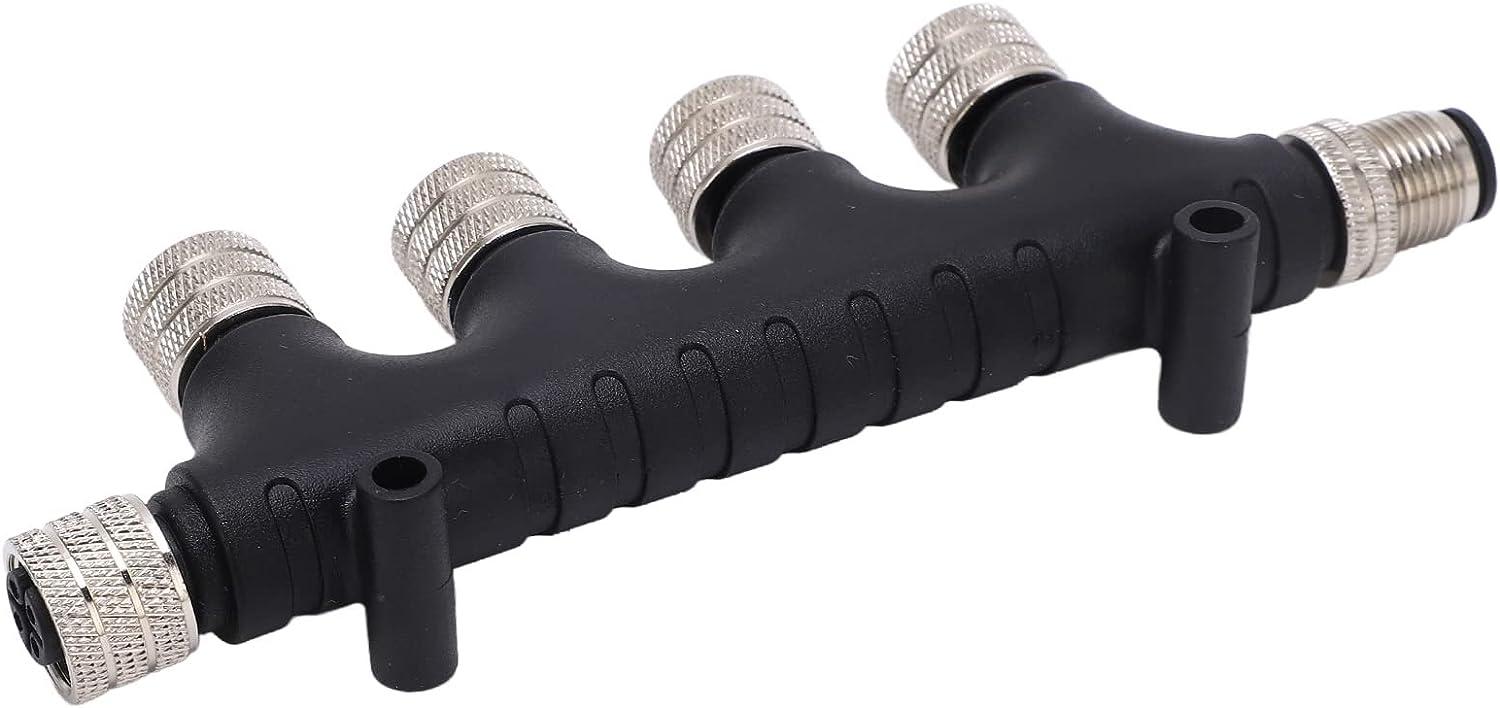 NMEA 2000 4 Port MultiPort T Connector for Lowrance Networks - 5 Pin ...