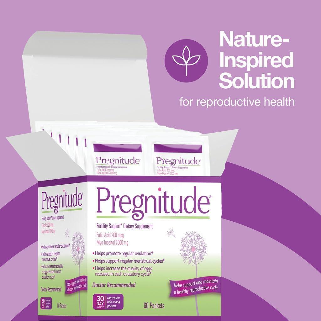 Pregnitude Reproductive Fertility Support - Promotes Regular Ovulation ...