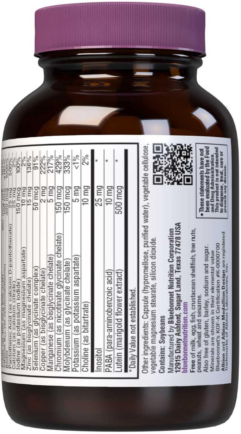 Bluebonnet Nutrition Multi One (Iron Free) Vegetable Capsules ...
