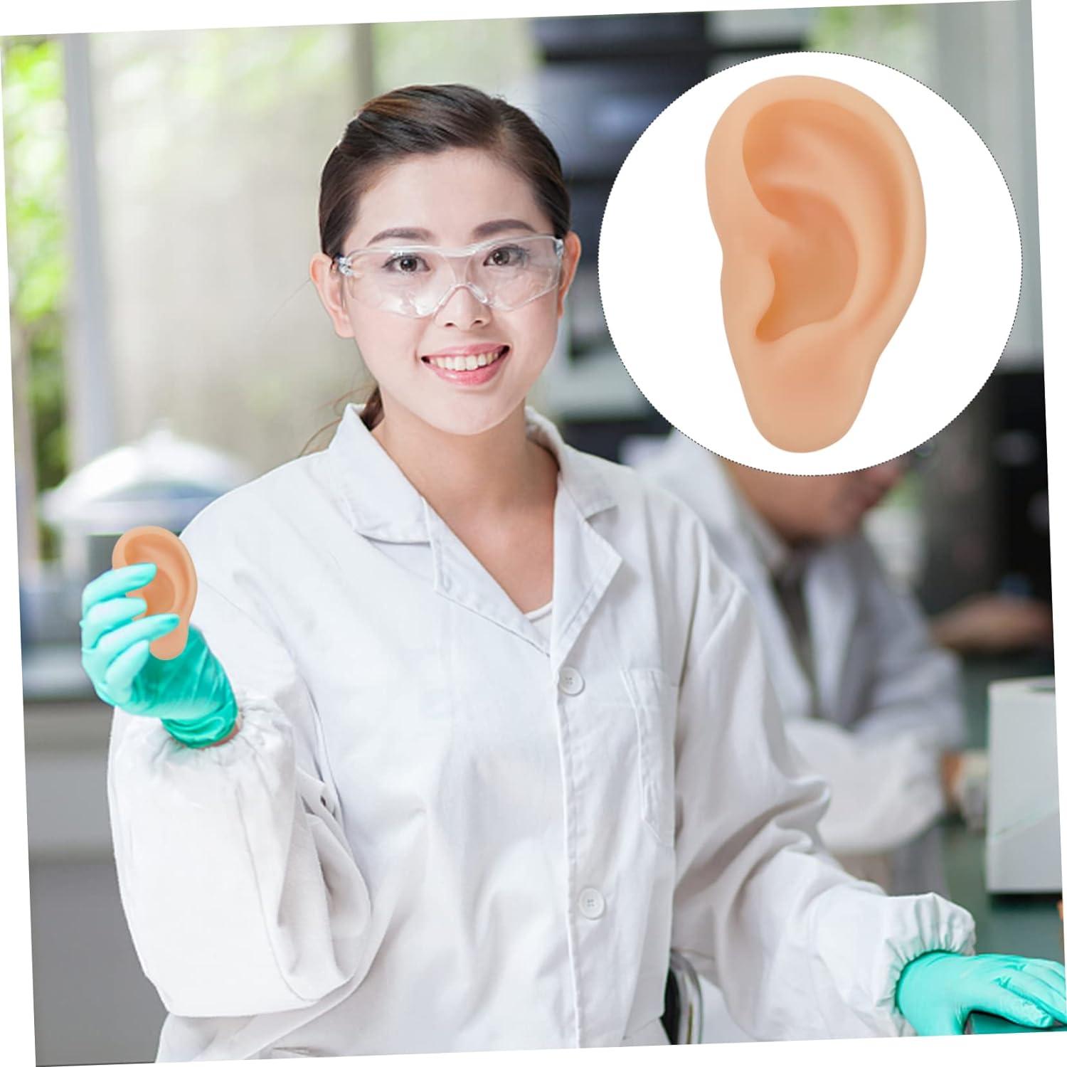 1pc Healvian Silicone Ear Tool - Fake Ear for Practice & Care | Beige ...
