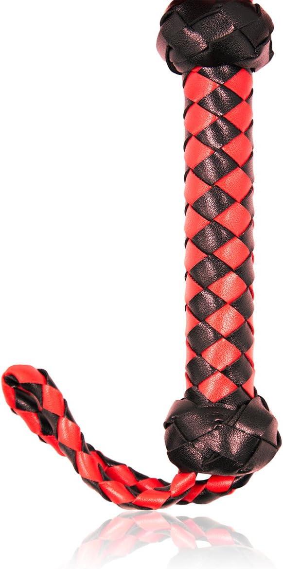 AOXVIA Horse Red Whip Horse Whip Riding Crop Equestrian Faux Leather ...