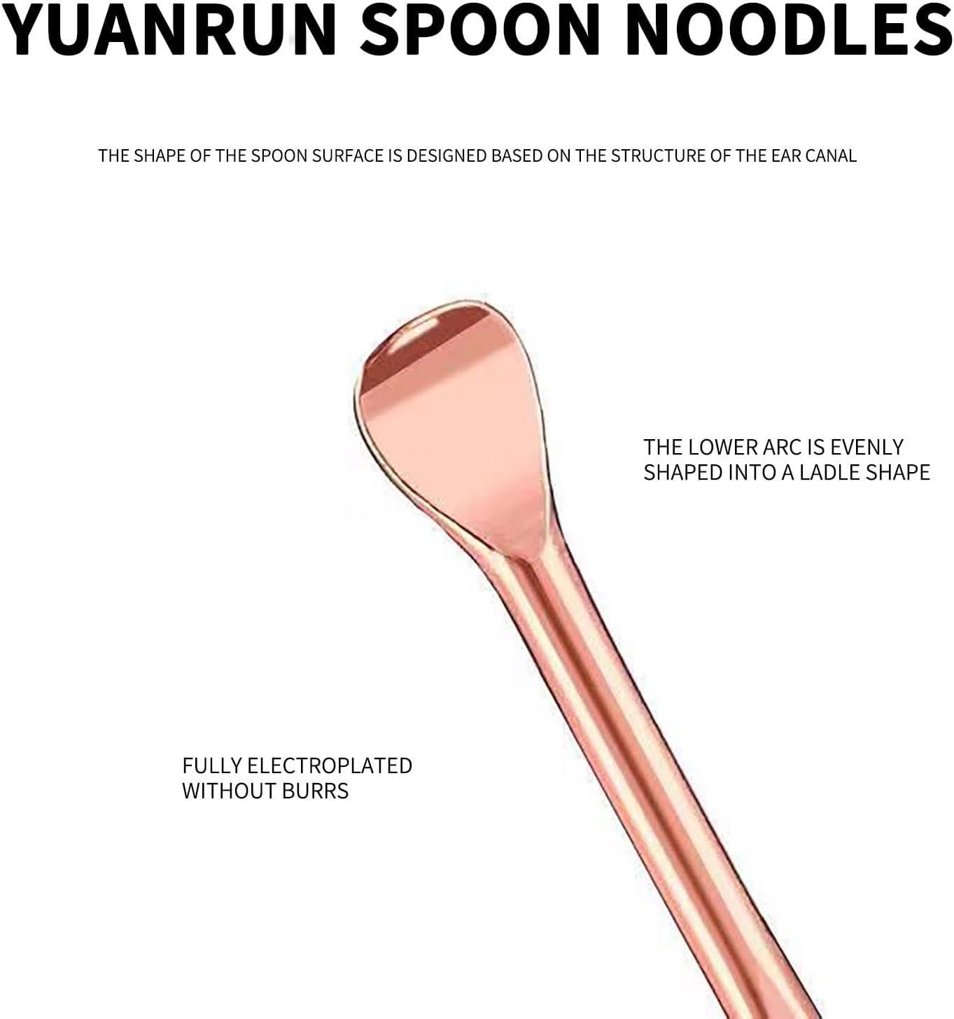 2023 New Rose Gold Ear Wax Removal Spiral Cleaner Set - Double Ended ...