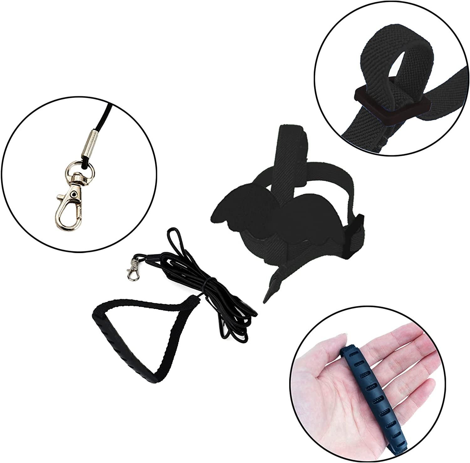 Pet Parrot Bird Harness and Leash | Adjustable Anti-Bite Training ...