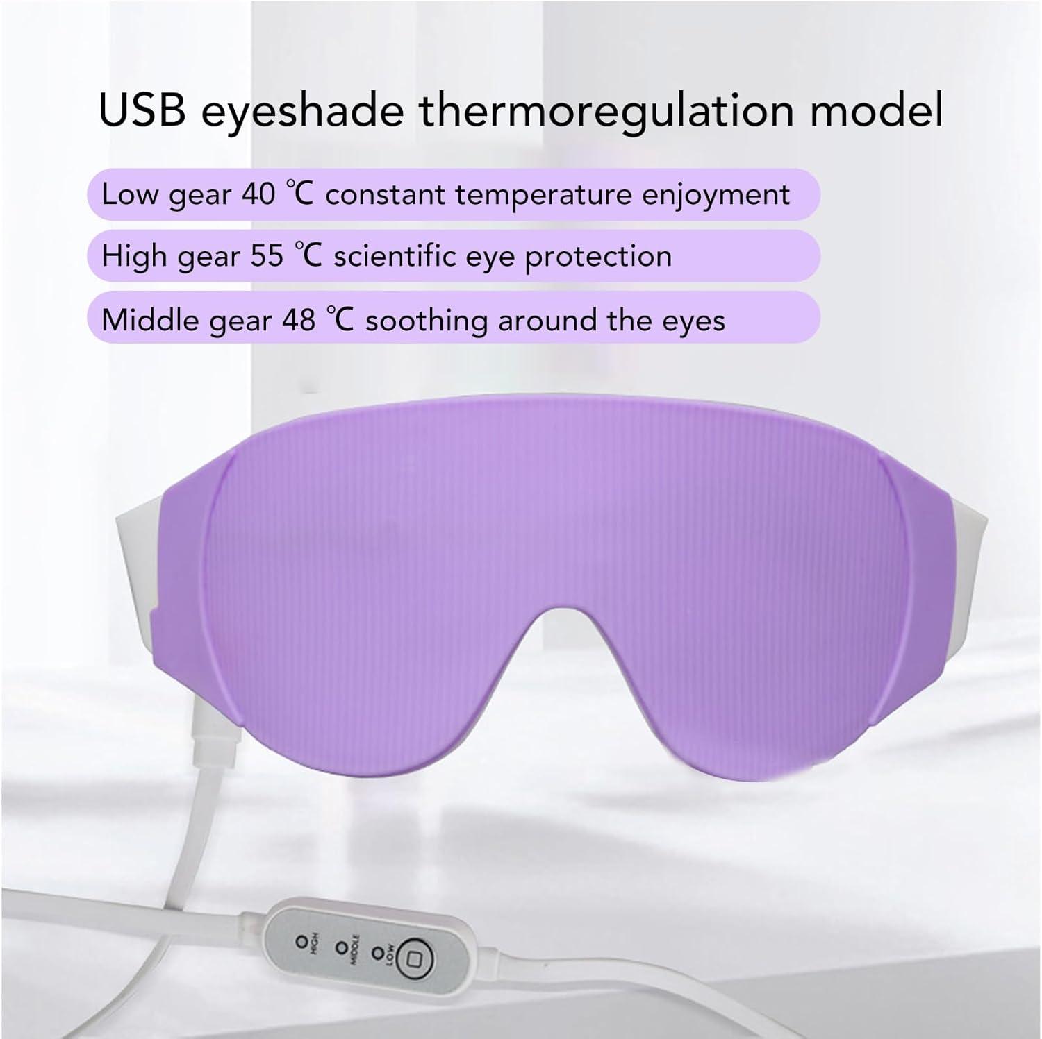 Heated Eye USB Electric Eye Heating Pad with 3 Temperature Settings ...