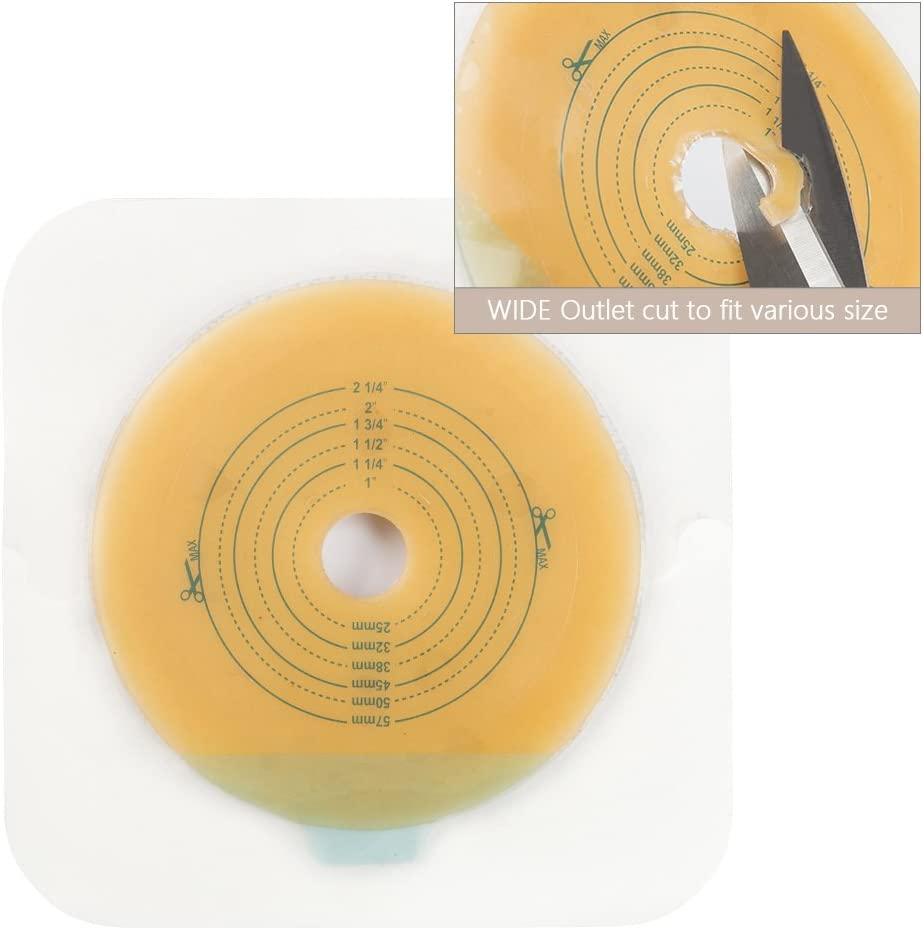 Carbou Adhesive Skin Barriers Wafer 2-1/4'' 57mm - Box of 10 | Two ...