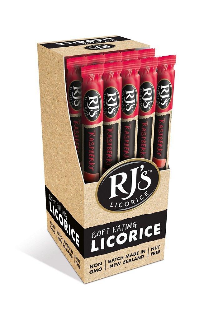 RJ's Soft Eating Licorice Logs, Raspberry - 1.4 oz (Pack of 25 ...