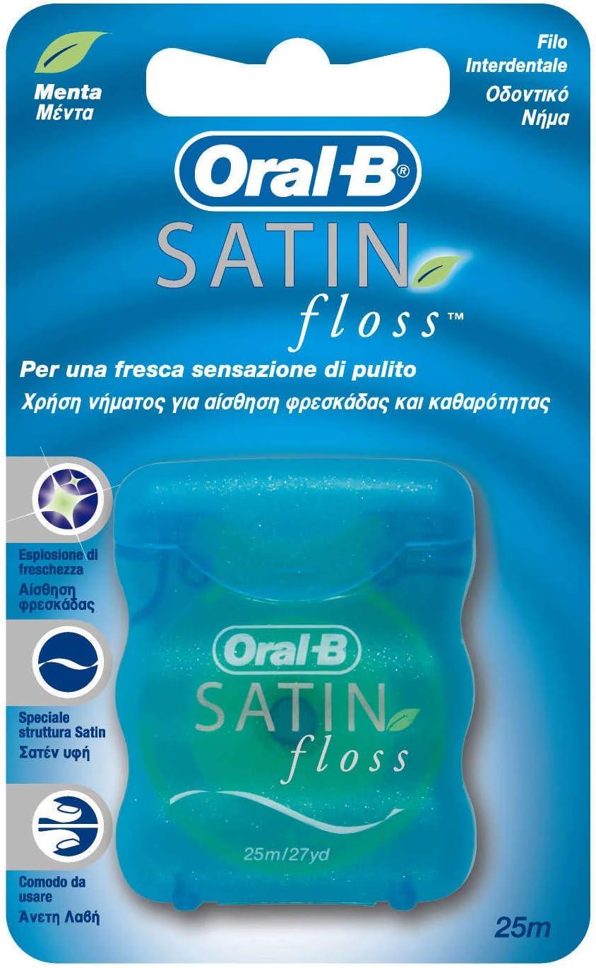 Oral-B Satin Mint Dental Floss 25m - Optimal Oral Care for Fresh Breath ...