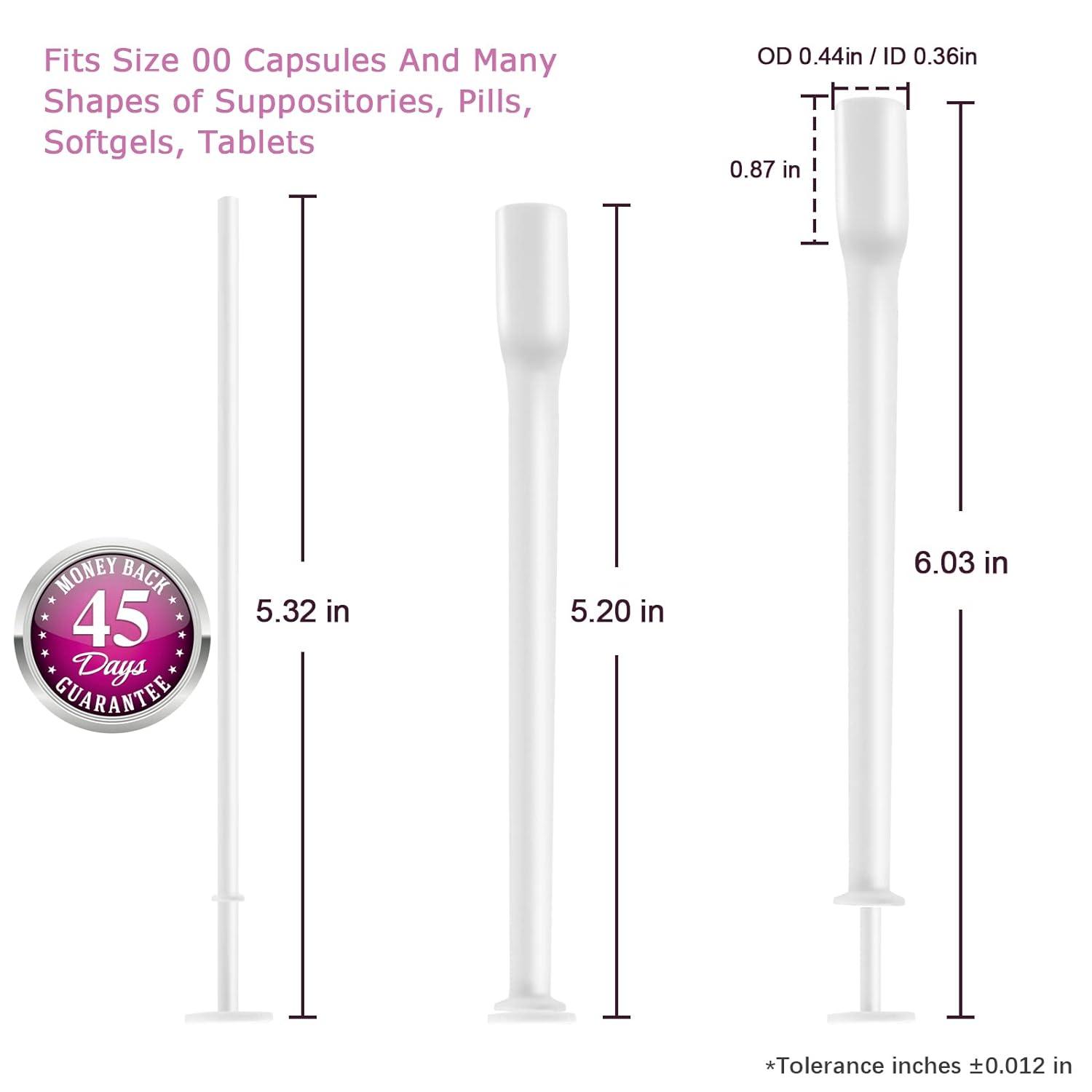 Nieteyrue 20-Pack Disposable Suppository Applicators for Women - Fits ...