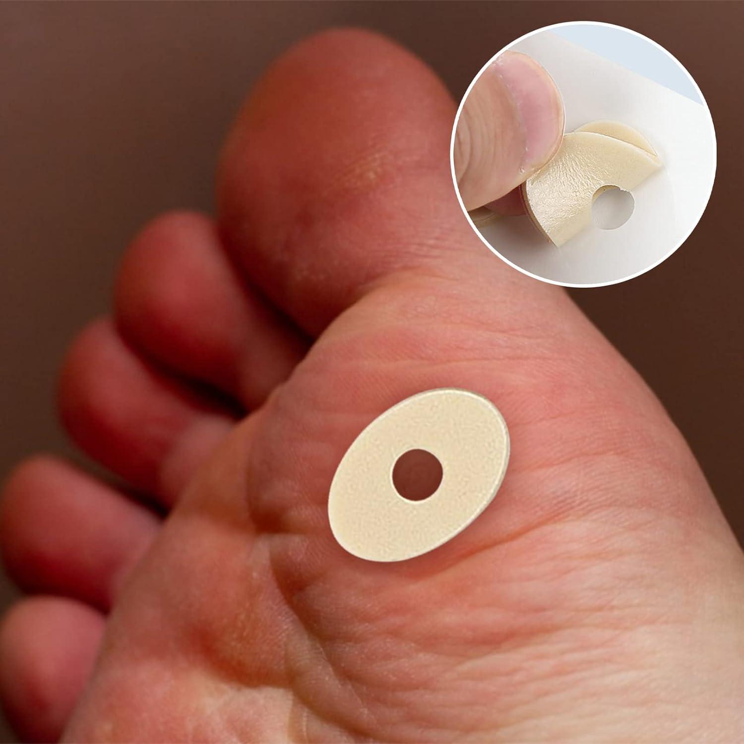 30pcs Soft Latex Foam Corn Pads for Feet - Self Adhesive Callus ...