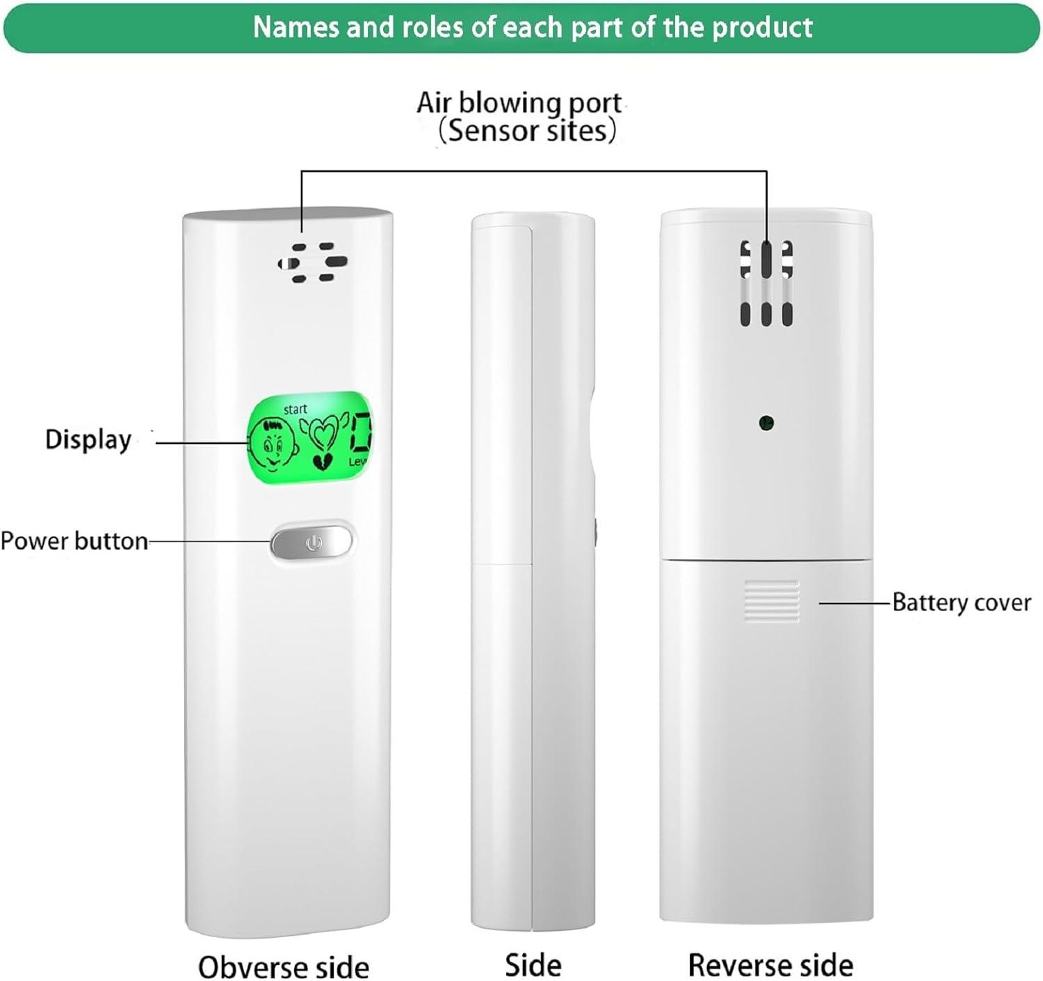 Portable Oral Odor Analyzer - Instant Halitosis Detection for Fresh ...