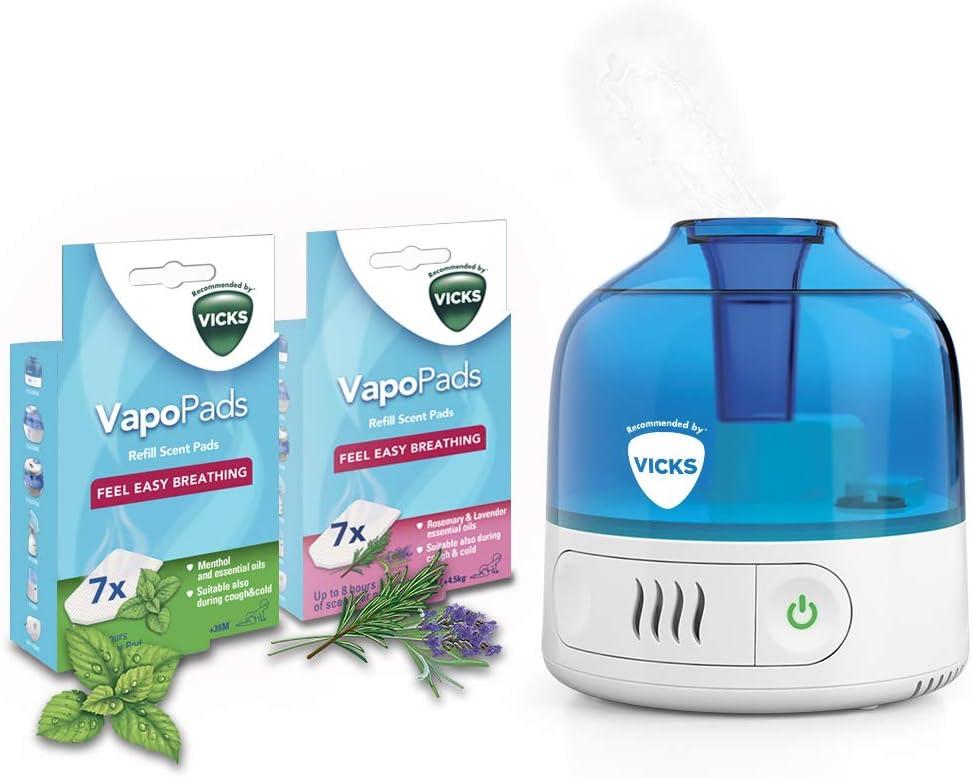 VICKS VUL505 Cool Mist Personal Humidifier - Compact and Portable ...
