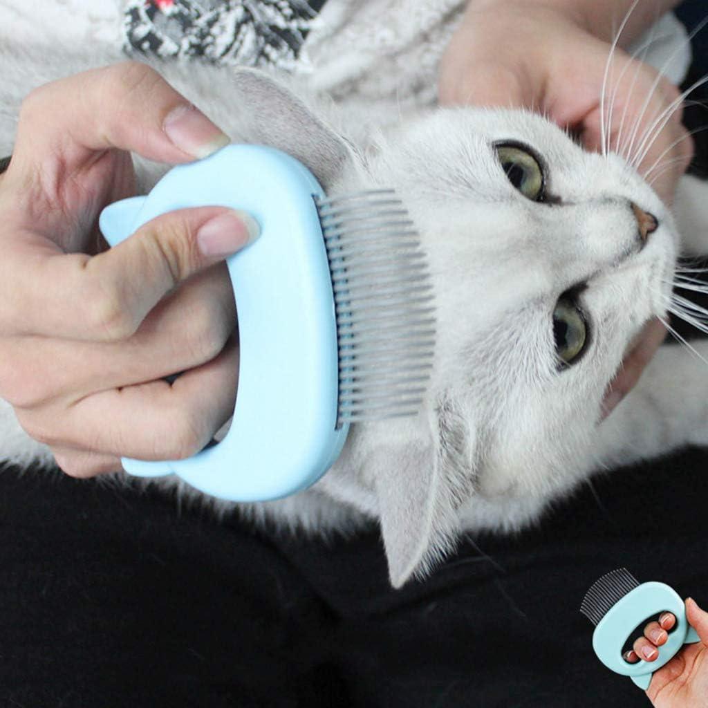 KINTRADE Cat Ear Shape Shell Comb L Type Dog Cat Floating Knot Hair ...