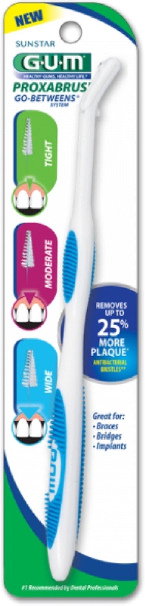 GUM 625UC Proxabrush Permanent Handle with Tight, Moderate, & Wide Go ...