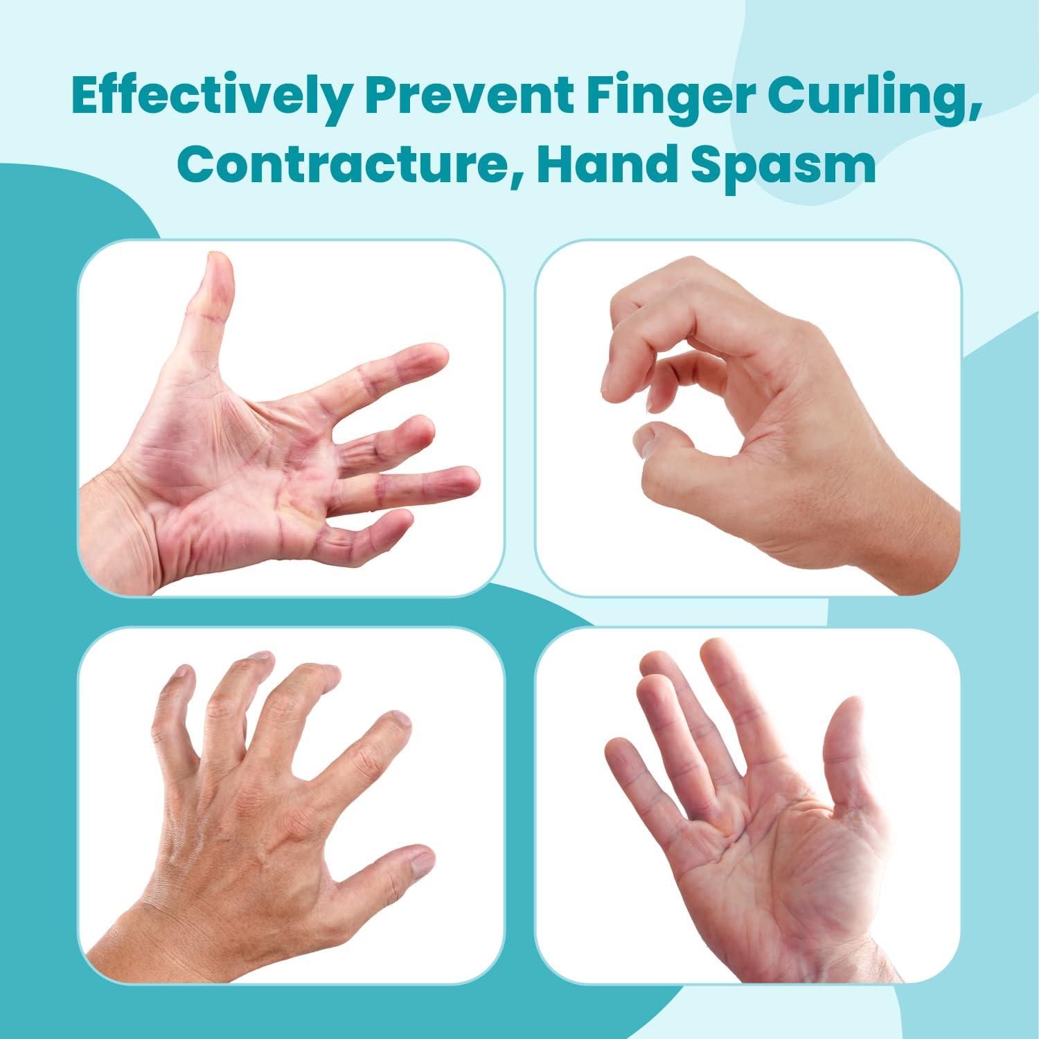 Hand Brace Splint for Straightening Fingers | Prevent Curling & Spasms ...