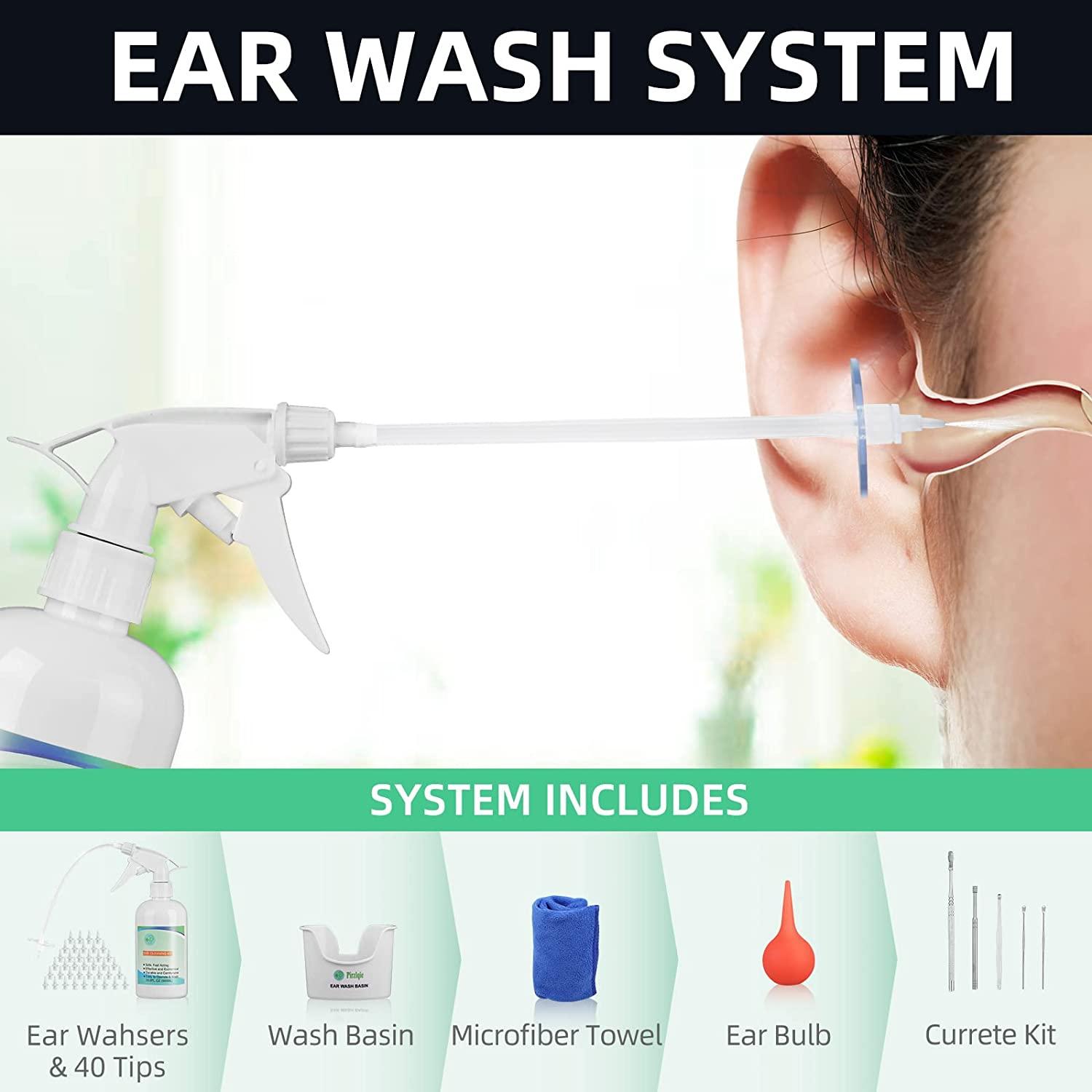 Ear Wax Removal Kit - Safe Ear Irrigation Tool for Adults & Kids ...